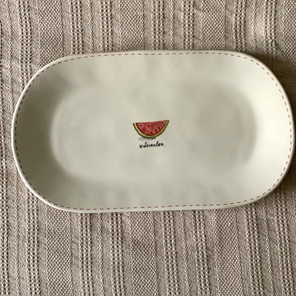 Rae Dunn | Dining | Rae Dunn Watermelon Latge Oblong Platter | Poshmark